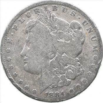 Early - 1884 Morgan Silver Dollar - 90% US Coin | Property Room