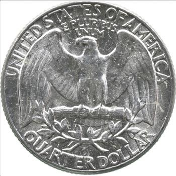 ERROR/Variety - Type B Reverse BU 1964 Washington Quarter - Silver ...