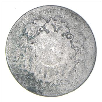 First Nickel Design 1860's-80's Era - US Shield Nickel US Type Coin ...