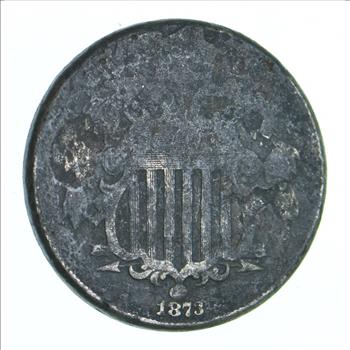 First US Nickel - 1873 - Shield Nickel - US Type Coin - Over 100 Years ...