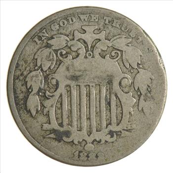 First US Nickel - 1882 Shield Nickel - US Type Coin - Over 100 Years ...