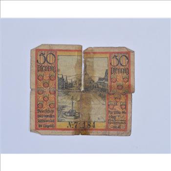 German - Notgeld Note - Historic - 1920's/30's Era - Great Art WWI ...