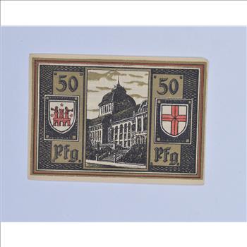 German - Notgeld Note - Historic - 1920's/30's Era - Great Art WWI ...