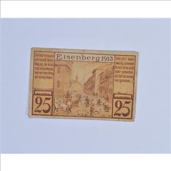 German - Notgeld Note - Historic - 1920's/30's Era - Great Art WWI ...