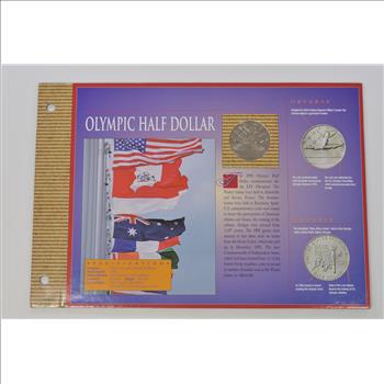 Historic Coin Collection - 1992 Olympic Half Dollar Nicely Packed US ...