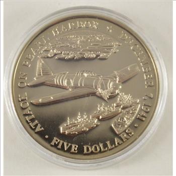 Historic Coin Collection - 2000 Liberia $5.00 World War II ...