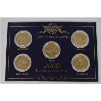 Historic Coin Collection - 2000 State Quarter Collection - Nicely ...