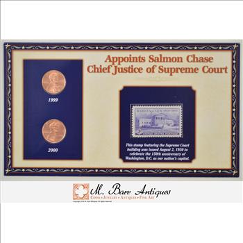 Historic Coin Collection - Appoints Salmon Chase Chief Justice Of ...