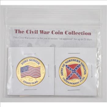 Historic Coin Collection - Civil War Battle Flags Coin Collection ...
