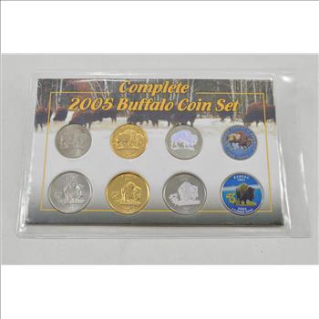 Historic Coin Collection - Complete 2005 Buffalo Coin Set Nicely Packed ...
