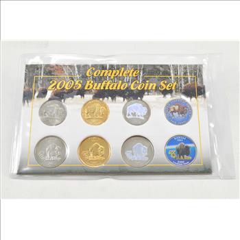 Historic Coin Collection - Complete 2005 Buffalo Coin Set Nicely Packed ...