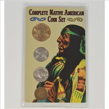 Historic Coin Collection - Complete Native American Coin Set Nicely ...