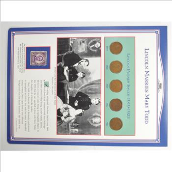 Historic Coin Collection - Lincoln Marries Mary Todd Nicely Packed US ...