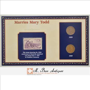 Historic Coin Collection - Marries Mary Todd*** Nicely Packed US Coins ...