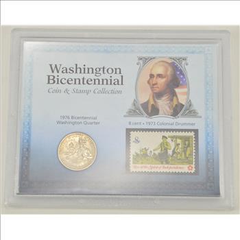 Historic Coin Collection - Washington Bicentennial Coin & Stamp ...