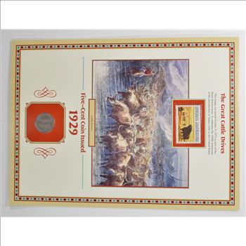 Historic Coin - The Great Cattle Drives Nicely Packed US Coin ...