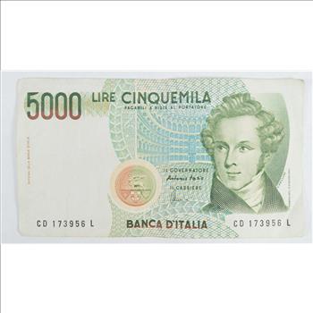 Historic Italian Paper Money Currency - Interesting Note from Italy ...
