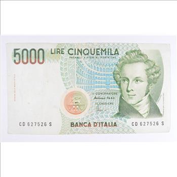 Historic Italian Paper Money Currency - Interesting Note from Italy ...