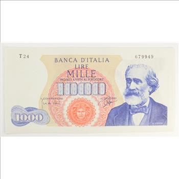 Historic Italian Paper Money Currency - Interesting Note from Italy ...
