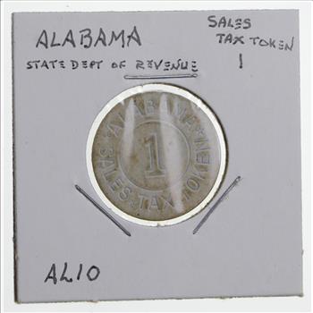 Historic - United States Tax Token - Alabama State Department of ...