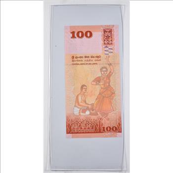 Historic World Bank Note 2015 Sri Lanka 100 Rupees Collectible Currency ...
