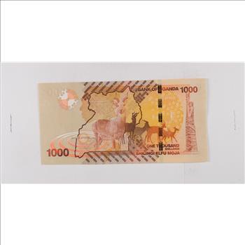 Historic World Bank Note 2015 Uganda 1000 Shillings Collectible ...