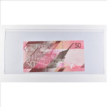 Historic World Bank Note 2019 Kenya 50 Shillings Collectible Currency ...