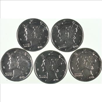 Silver Coins Canada The Last 5 S Mint Mercury Dimes ( 41 To 45 ) - Unc ...