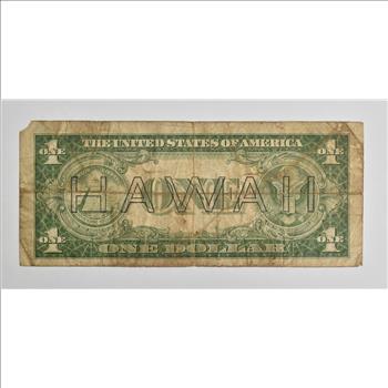 Military Occupation 1935-A $1 Hawaii Overprint WWII United States ...