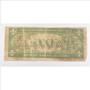 Military Occupation 1935-A $1 Hawaii Overprint WWII United States ...