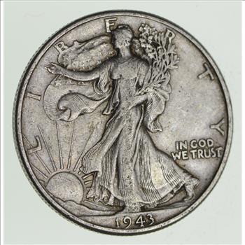 NICE COIN - Strong Feather Details - 1943 Walking Liberty Half Dollar - 90% Silver - US Coin ...