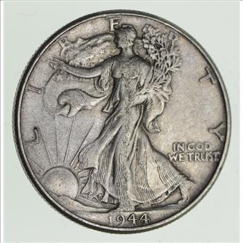 NICE COIN - Strong Feather Details - 1944 Walking Liberty Half Dollar - 90% Silver - US Coin ...