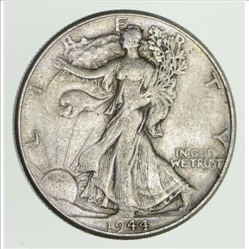NICE COIN - Strong Feather Details - 1944 Walking Liberty Half Dollar - 90% Silver - US Coin ...