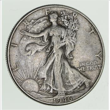 NICE COIN - Strong Feather Details - 1946 Walking Liberty Half Dollar - 90% Silver - US Coin ...
