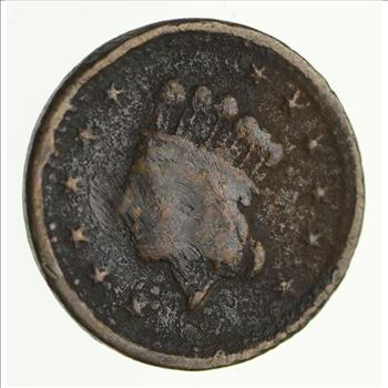 No Reserve - 1863 Civil War Token - The Federal Union Must Be Preserved ...