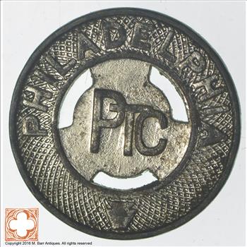 Philadelphia PTC 1 Fare Token | Property Room