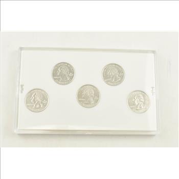PLATINUM PLATED 2005 State Quarter Set - AWESOME | Property Room