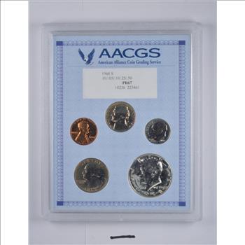 PR67 1968-S U.S. Mint Proof Coin Set - Slabbed | Property Room