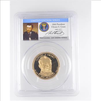 PR69 DCAM 2011-S Ulysses S. Grant Presidential Dollar - Signature Label ...