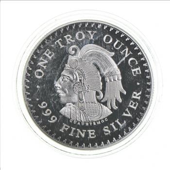 PROOF - 1 Oz 999 Silver Aztec Mayan Calendar Collectible Coin Medal ...