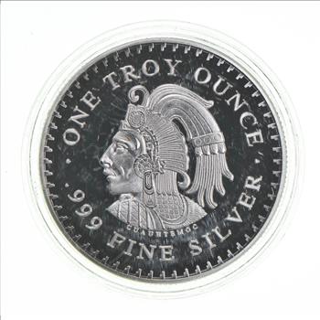 PROOF - 1 Oz 999 Silver Aztec Mayan Calendar Collectible Coin Medal ...