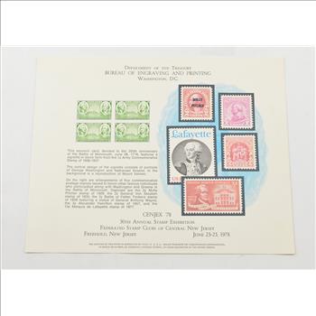 RARE - 1978 Department Of The Treasury 30th Annual Stamp Exhibition ...