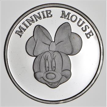 RARE - DISNEY Happy Birthday 1928-1998 Minnie Mouse - 1 TROY Oz .999 ...