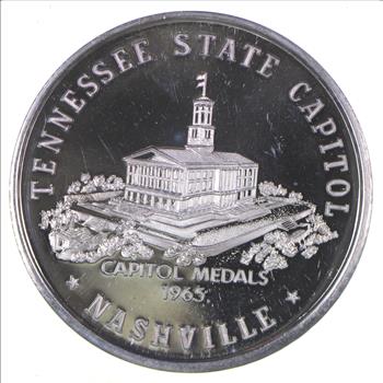 Rare Limited Edition - 1 Oz Silver Tennessee State Capitol Round - .999 ...