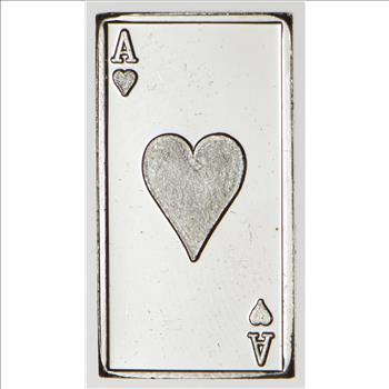 Rare Limited Edition .999 Fine Silver Ace Playing Card Commemorative ...