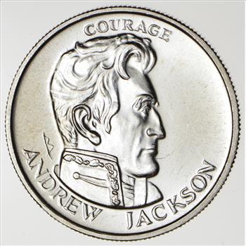 Rare Limited Edition .999 Fine Silver Andrew Jackson Liberty Lobby 1983 ...
