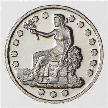 Rare Limited Edition .999 Fine Silver Seated Liberty Commemorative ...