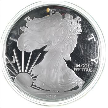 Rare Silver 1/4 Pound The Franklin Mint - American Silver Eagle Round ...