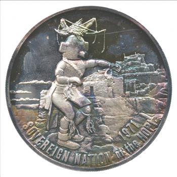 Rare Silver 25.4 Grams Sovereign Nation Of The HOPI Silver Round.999 ...