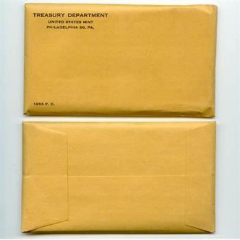 Rare Unopened (Envelope Still Sealed) 1955 Silver Proof Set - Very Low ...